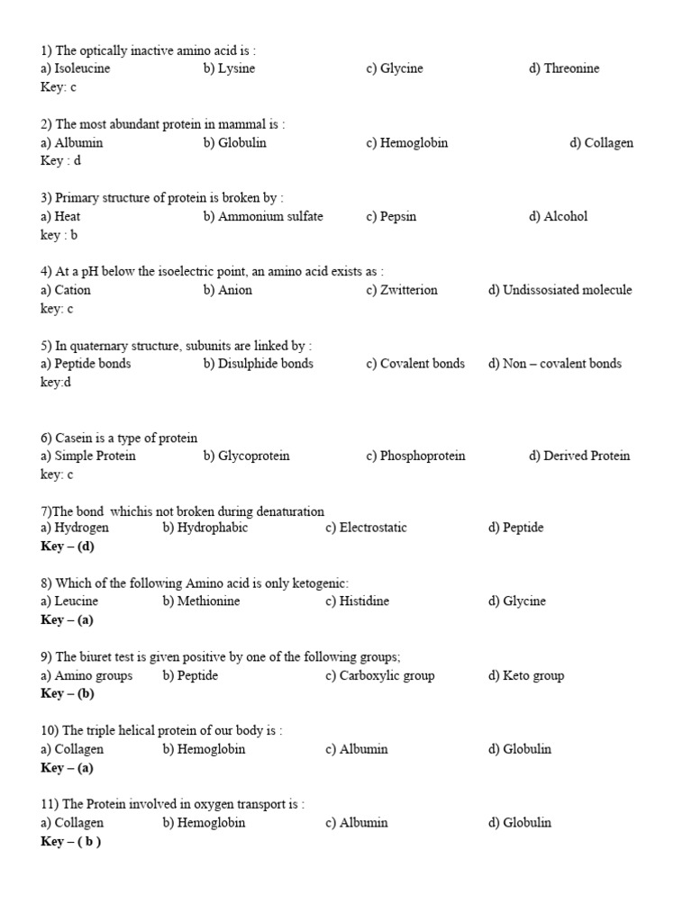 Protein Chemistry | PDF | Amino Acid | Proteins