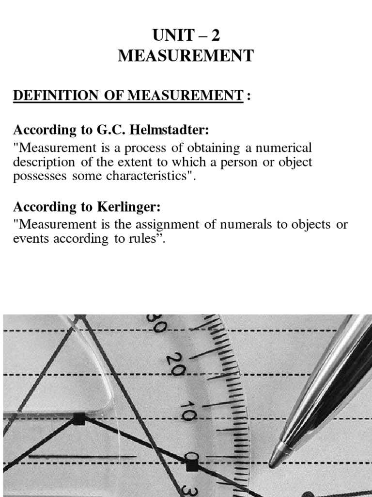 BRM - Unit - 2 Measurement | PDF | Level Of Measurement | Attitude ... BRM - Unit - 2 Measurement | PDF | Level Of Measurement | Attitude ...