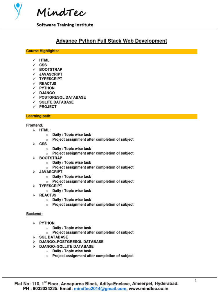 Advance Python Full Stack | PDF | Java Script | Html Element Advance Python Full Stack | PDF | Java Script | Html Element