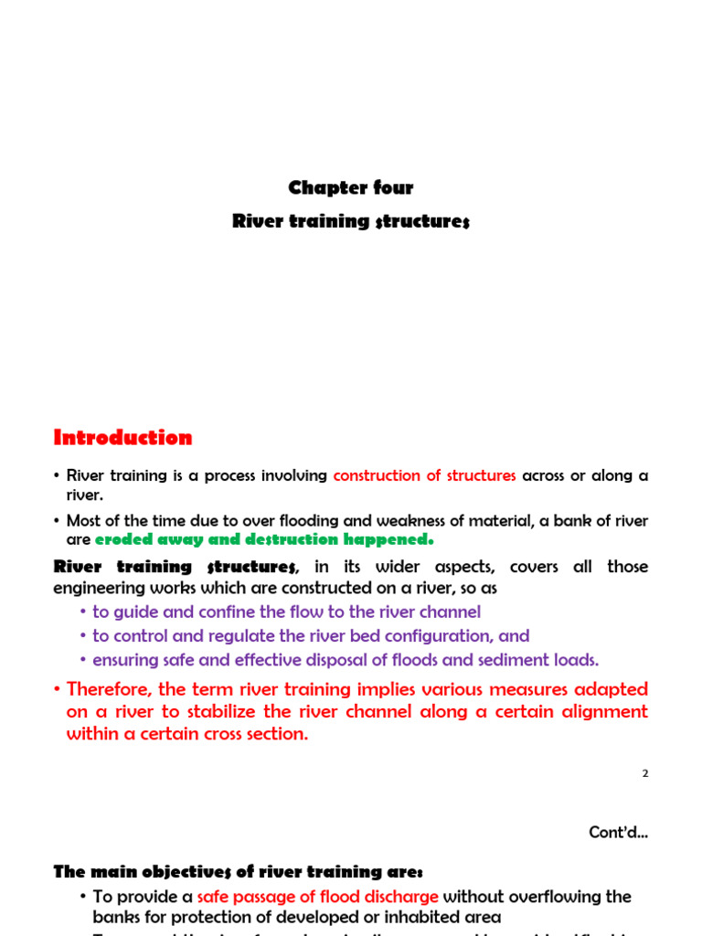 #Chapter-4-River Training Work | Download Free PDF | River | Flood