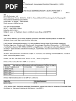 Form ISR-4: Request For Issue of Duplicate Certificate and Other ...
