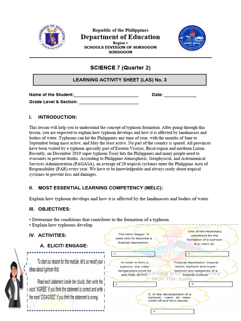 Las (Grade 8) - Typhoon | Download Free PDF | Tropical Cyclones | Eye ...