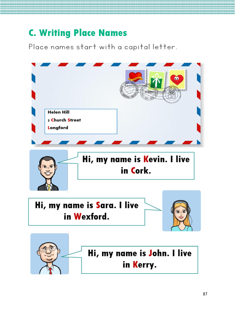 Place Names Writing Level 1 | PDF | Gaelic Games | Ancient Sports