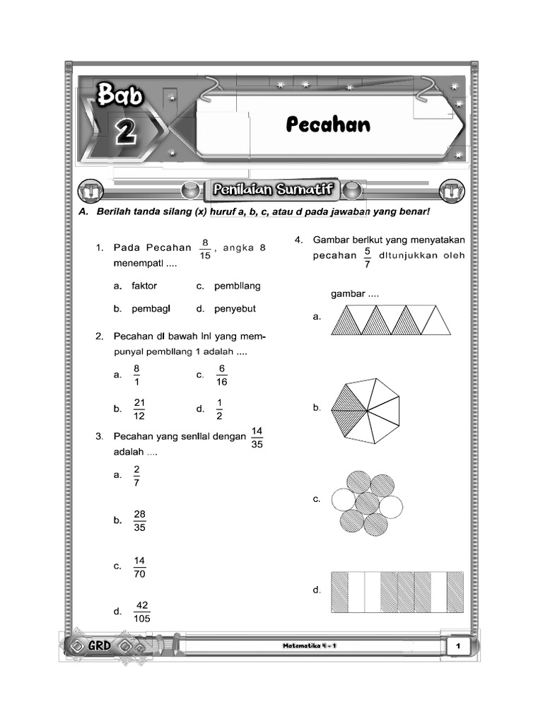 04 Bab 2 Matematika Kelas 4 | PDF
