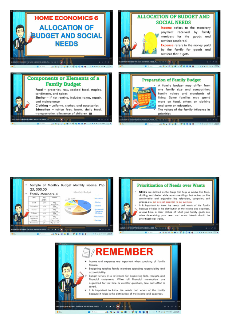 Allocation of Budget & Social Needs | PDF