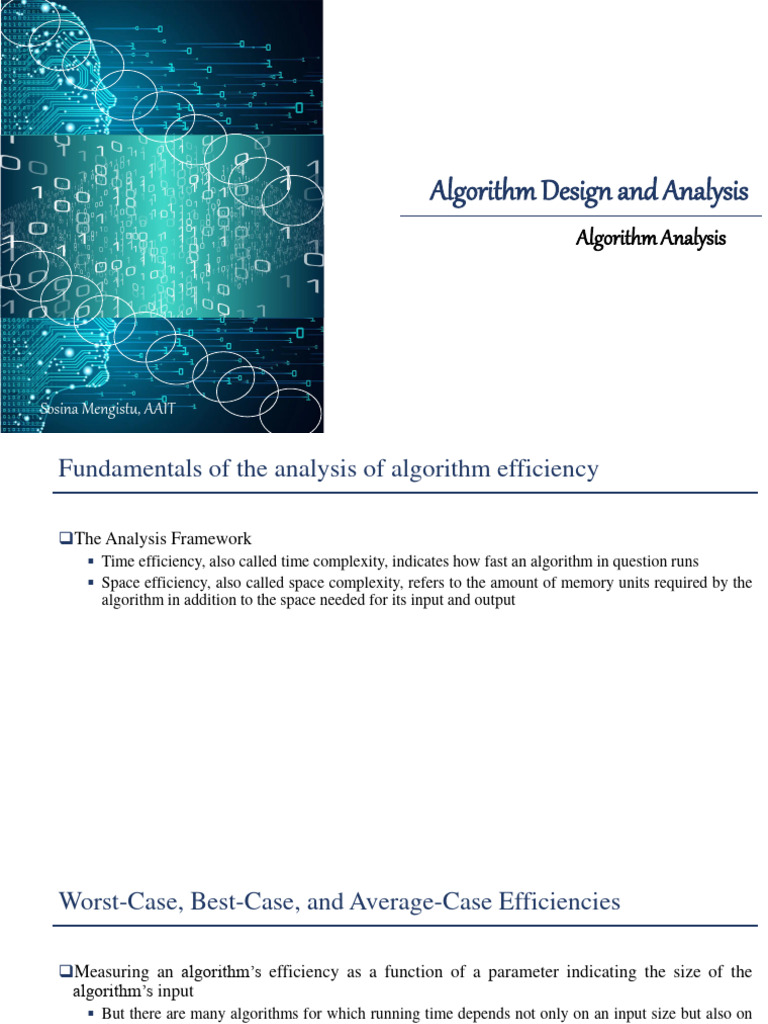 2-Analysis of Algorithm | Download Free PDF | Algorithms And Data Structures | Mathematics