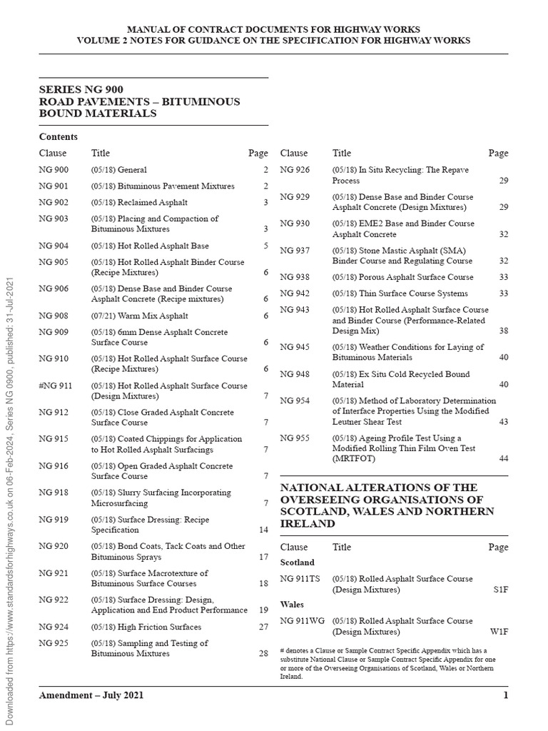 Guidance on Bituminous Pavements | PDF | Road Surface | Construction Aggregate