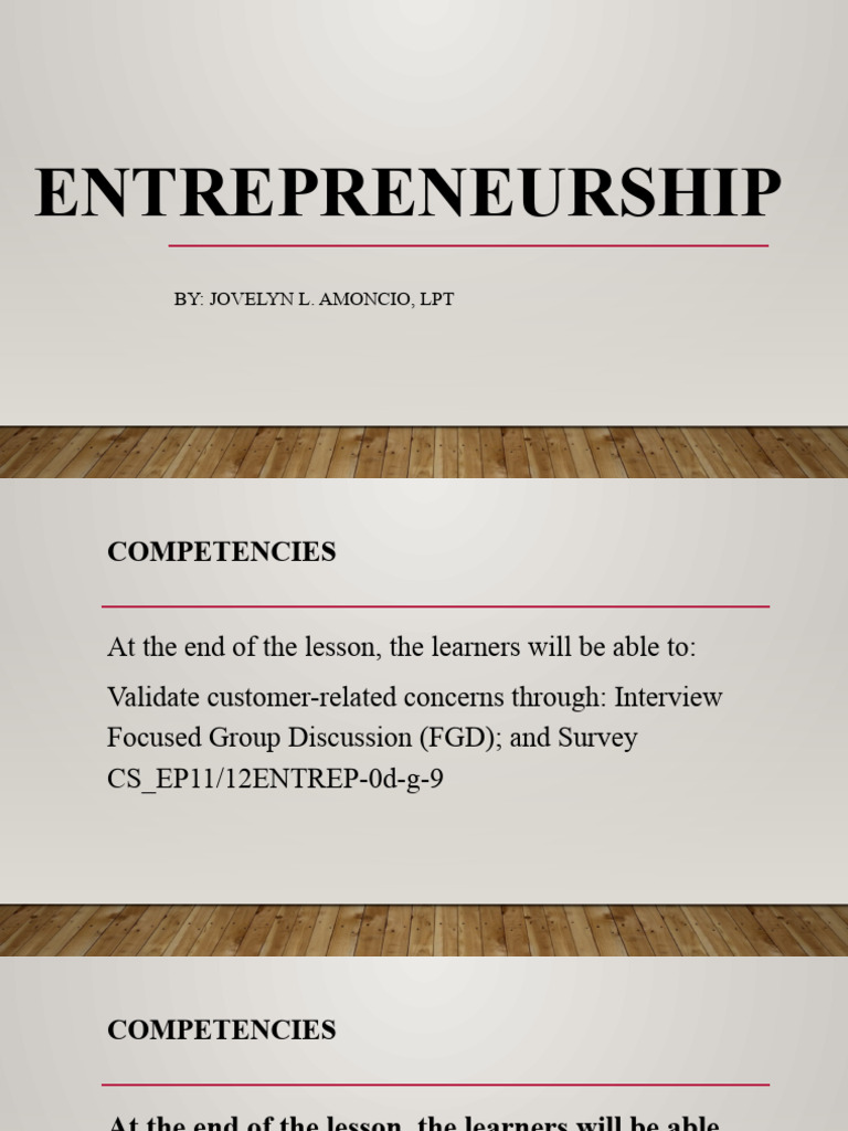 Entrep L4 Market-Research | PDF | Sampling (Statistics) | Focus Group