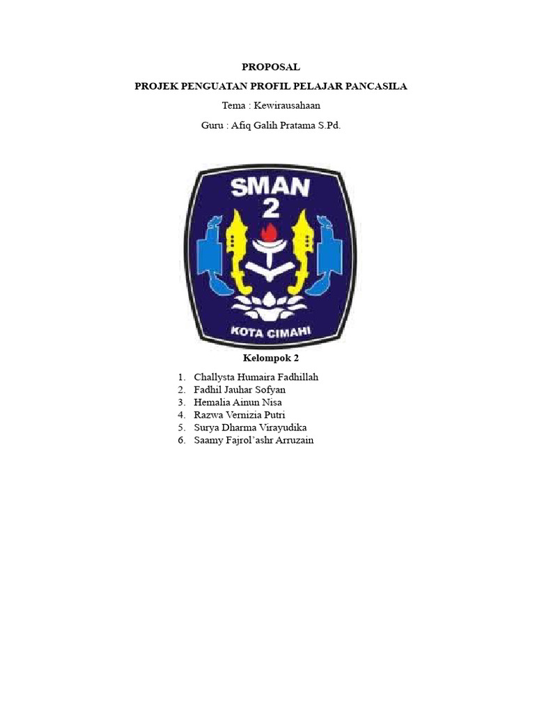 Proposal PPPPP | PDF