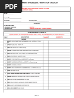 SCBA Monthly Inspection Checklist - SafetyCulture | PDF | Equipment