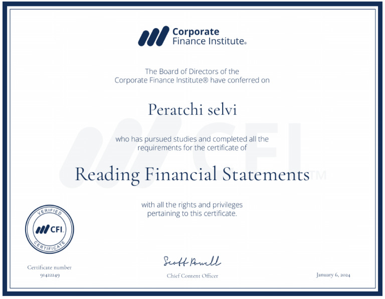 Reading Financial Statements | PDF