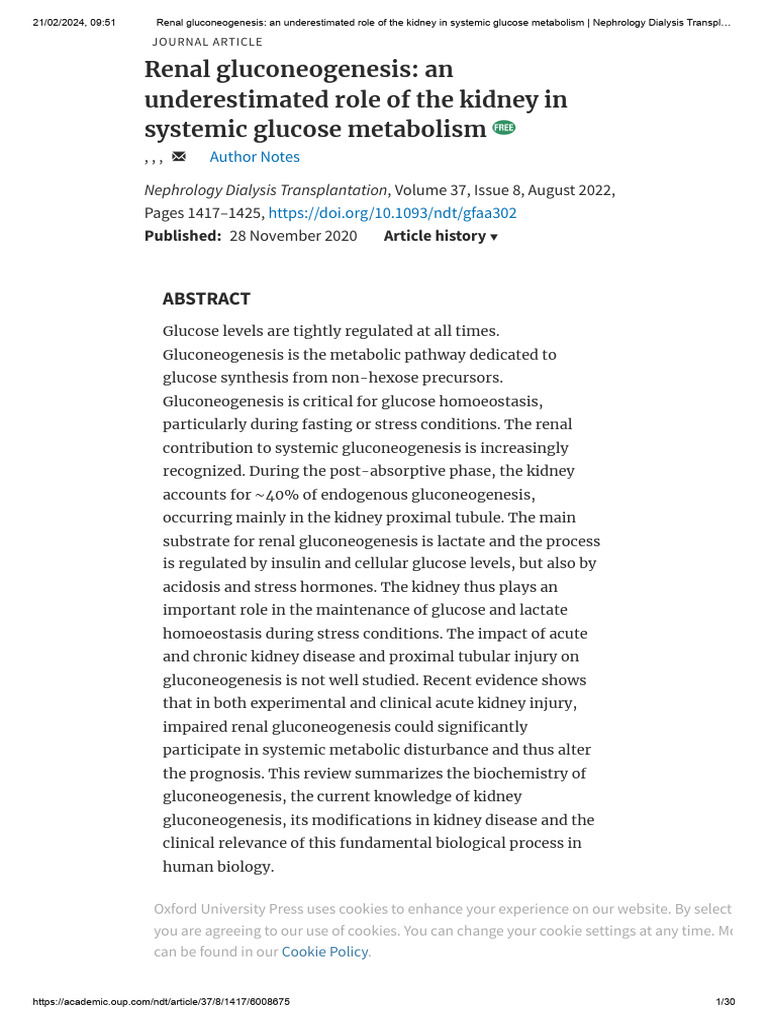 Renal Gluconeogenesis_ an Underestimated Role of the Kidney in Systemic Glucose Metabolism ...