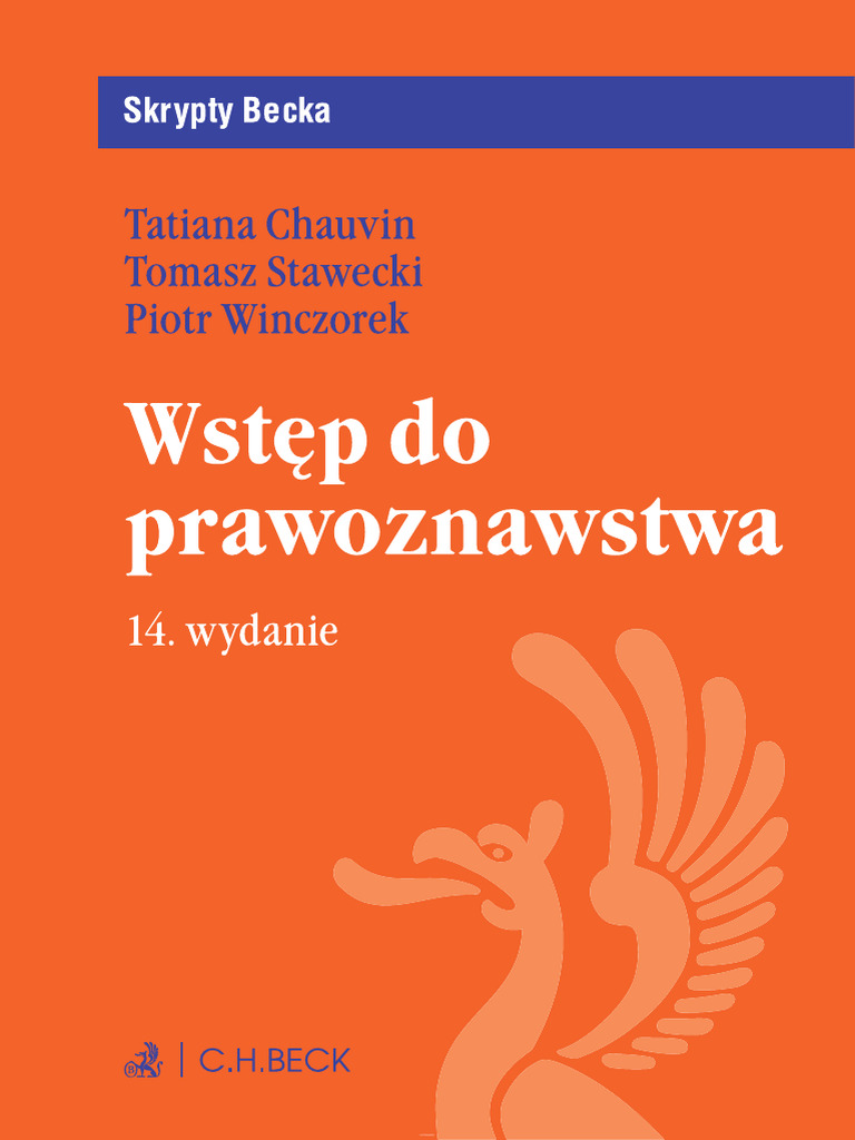 Wstep Do Prawoznawstwa Wydanie 14 | PDF