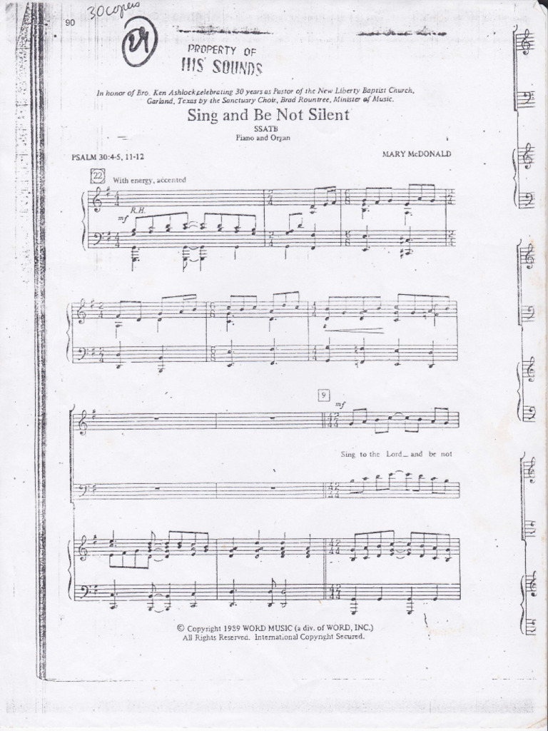 Sing and Be Not Silent Hymn | PDF | Military Of France | Vichy France