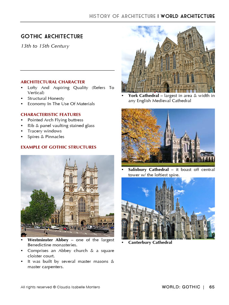 10 HOA - Gothic | Download Free PDF | Gothic Architecture | Architectural Design