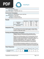 EDE-Q 6.0 Scoring and Interpretation | PDF | Eating Disorder ...