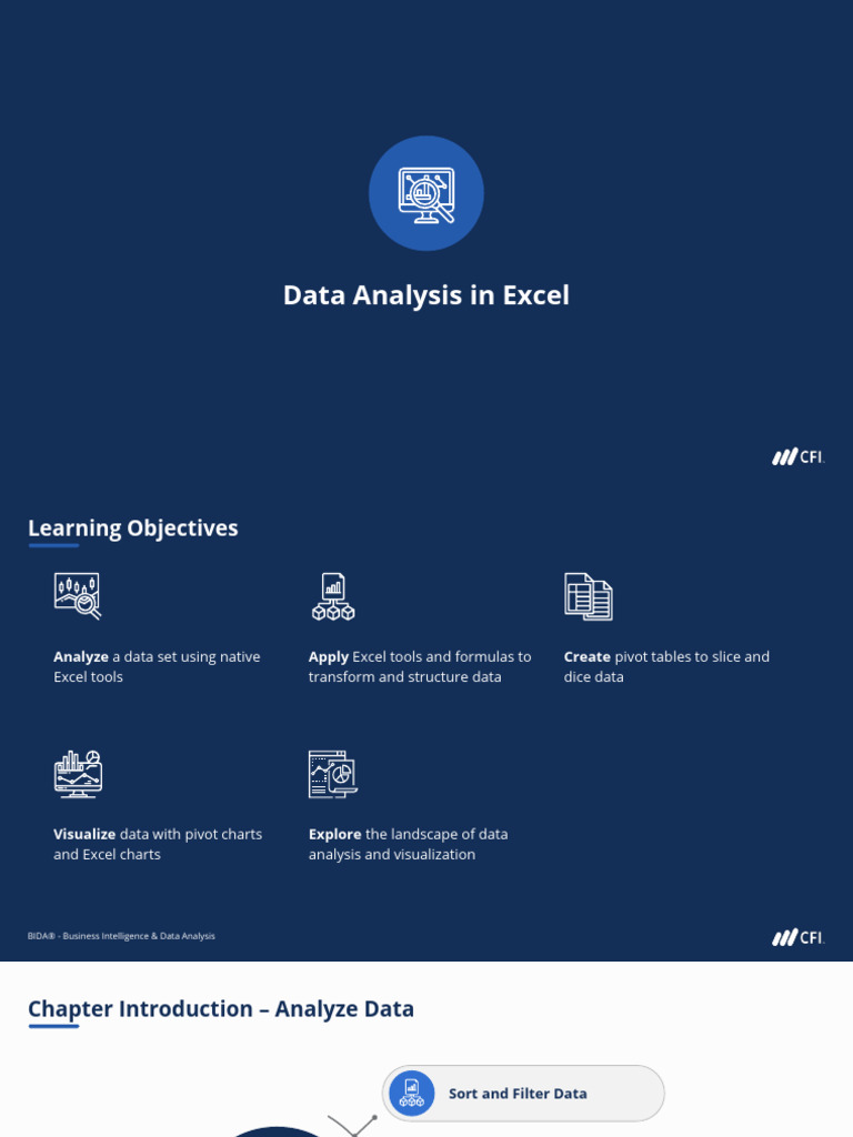 Excel For Data Analysis PDF Microsoft Excel Data Analysis