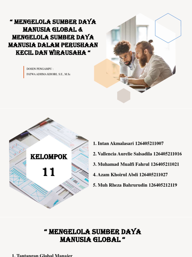 Kel 11 MSDM | PDF | Karier & Perkembangan | Bisnis