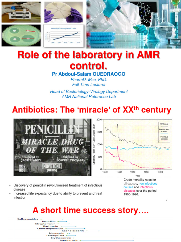 Aslm 2018 Role of The Laboratory in Amr | PDF | Antimicrobial ...