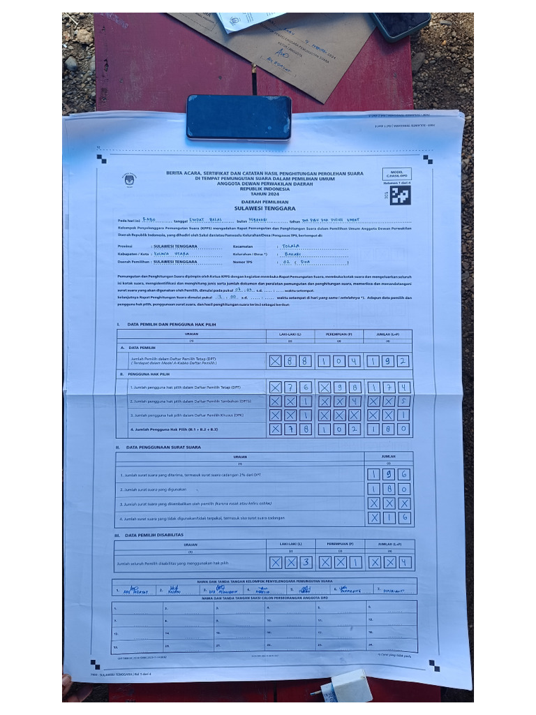 C 1 Hasil DPD Tps 2 Desa Bahari | PDF