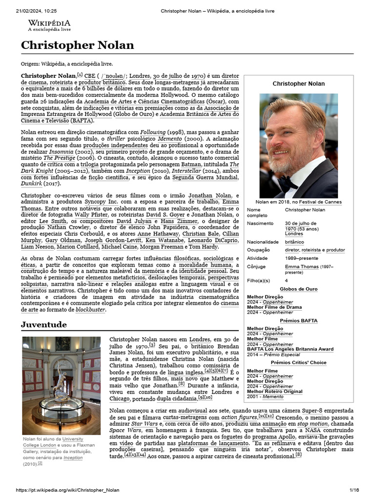 Christopher Nolan | PDF