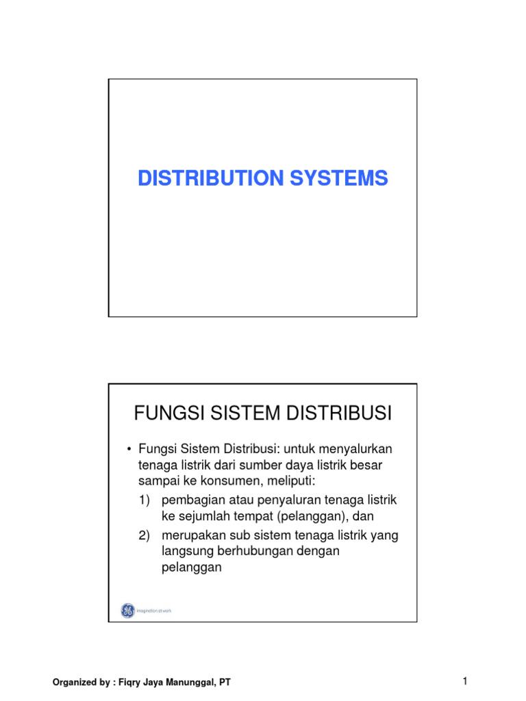 2.electrical Distribution Systems | PDF