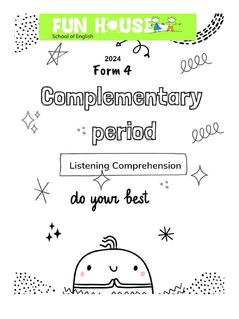Grade 4 Listening Comprehension Exercises | PDF