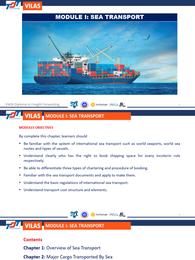 1.sea Transport. | PDF | Dangerous Goods | Cargo