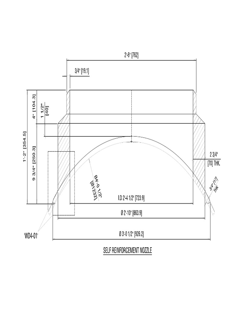 Self Reinforcement Nozzle | PDF