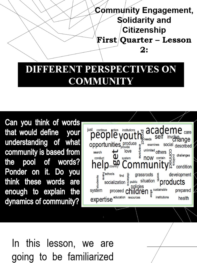 CESC Lesson2 To Students | PDF | Community | Society