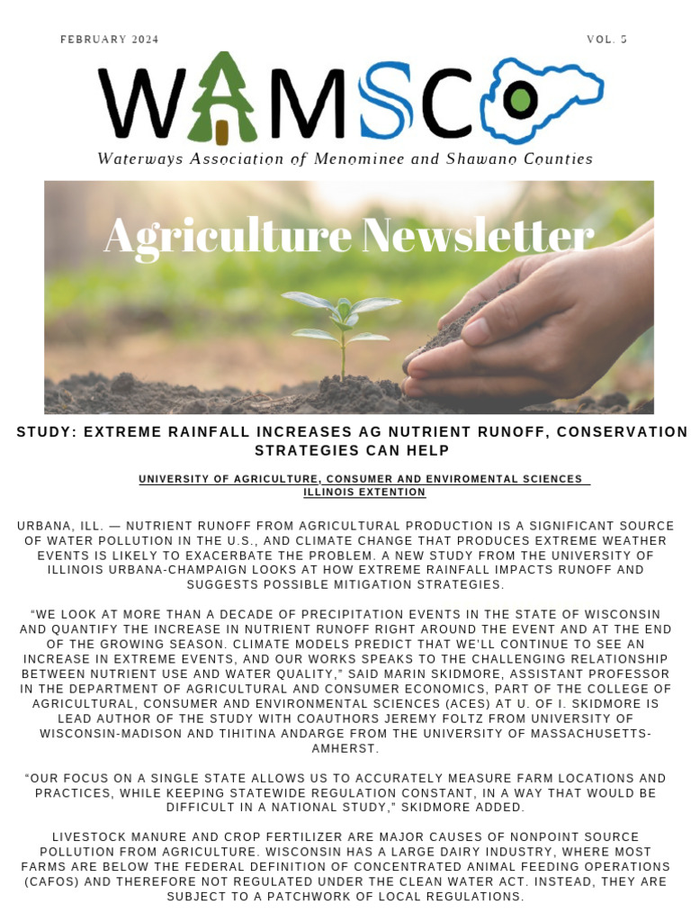 Mitigating Nutrient Runoff in Wisconsin | PDF | Farms | Agriculture