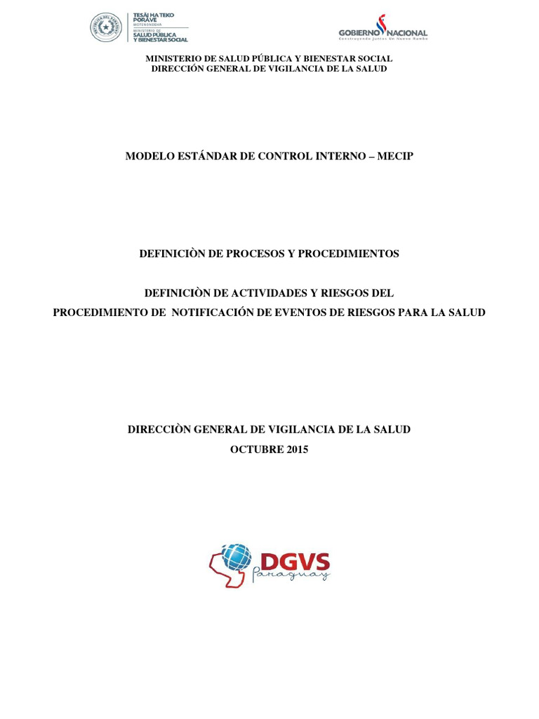 01 07 2016 15 31 23 Modelo-Estandar-De-Control-Interno-Dgvs | PDF | Responsabilidad