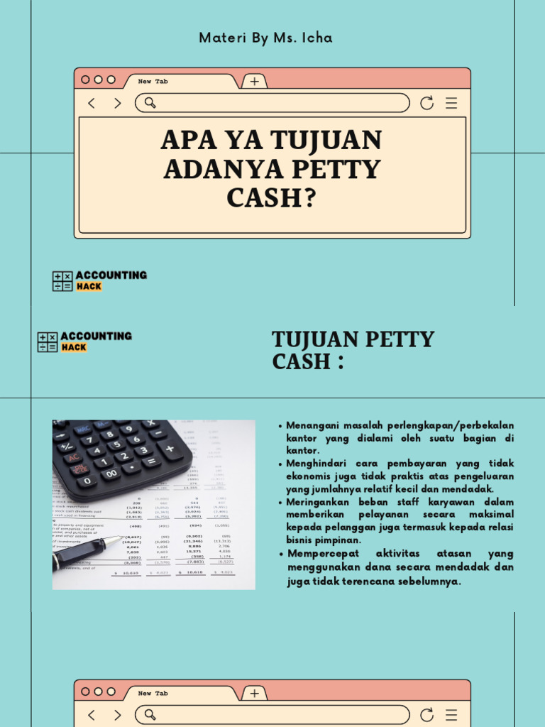 0301 Tujuan Petty Cash | PDF