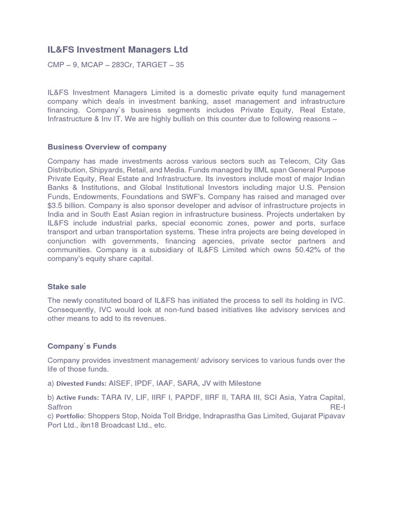 Ivc 2.0 | PDF | Financial Analyst | Securities (Finance)