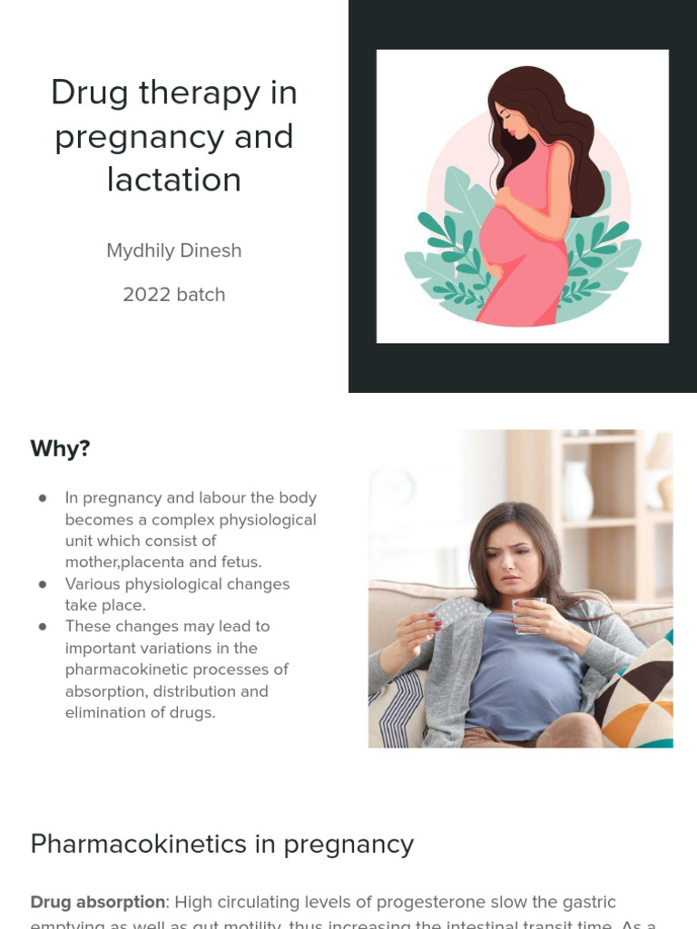 Drug Therapy in Pregnancy and Lactation | PDF | Pregnancy | Placenta