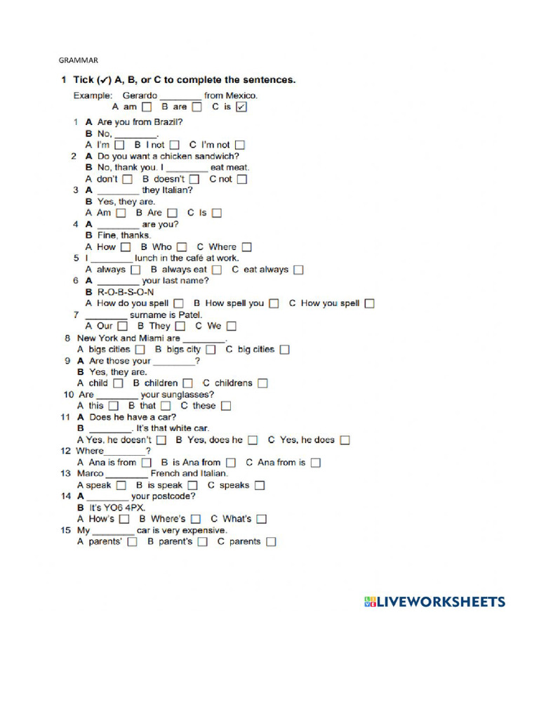 1-6 English File Elementary | PDF