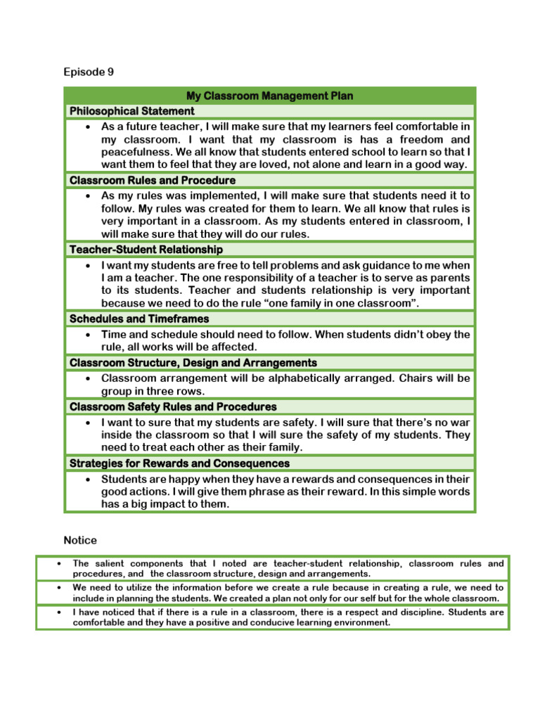 FS2 Ep9 | PDF | Classroom | Classroom Management