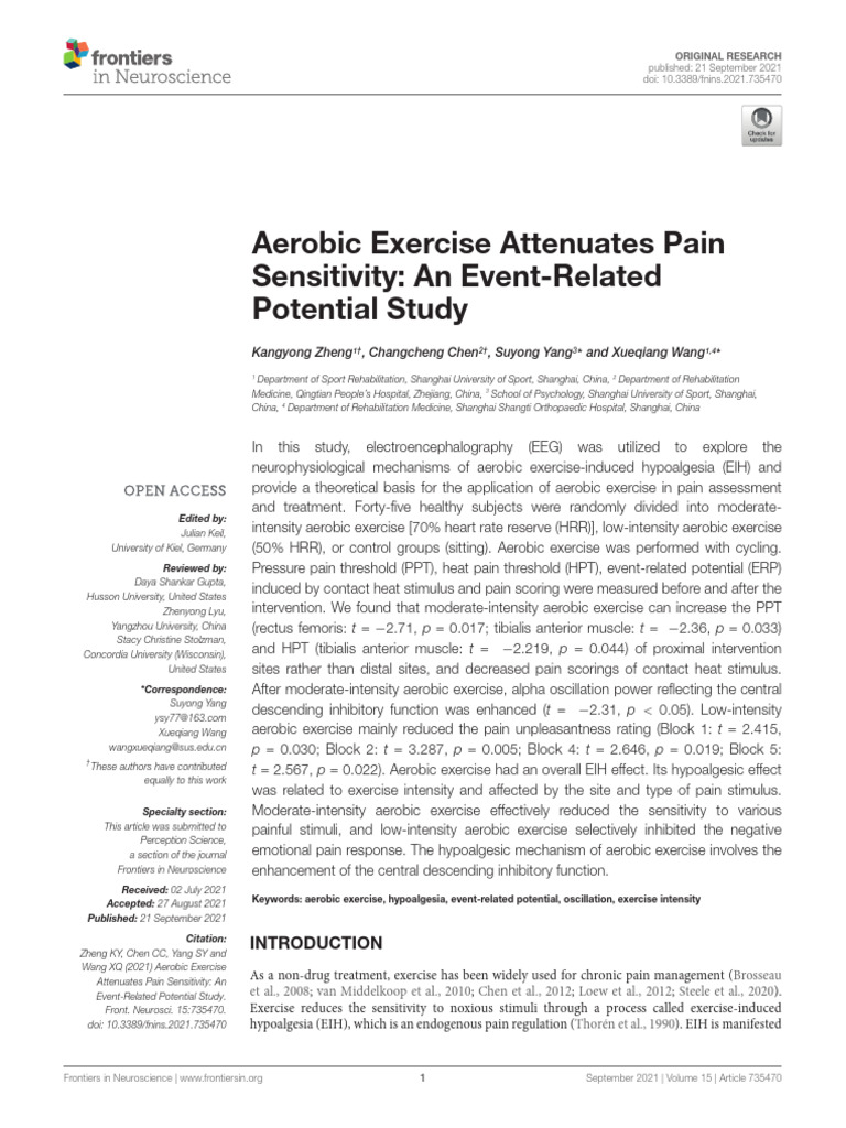 5 Aerobic Exercise Attenuates Pain Sensitivity_ An Event-Related ...