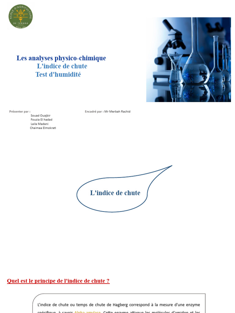 Exp Analyse Ph-Chi | PDF | Blé