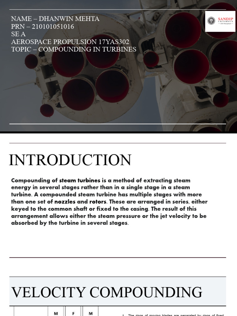 Compounding Methods in Turbines | PDF | Turbine | Turbomachinery