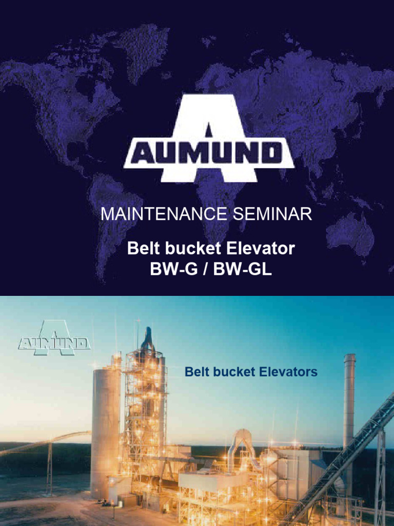AUMUND Bucket Elevator Maintenance Guide | PDF | Belt (Mechanical ...