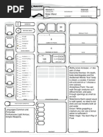 DND 5E CharacterSheet FormFillable | PDF | Storytelling | Role Playing