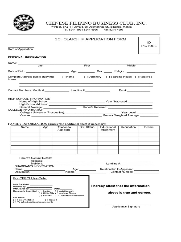 Application Forms | PDF
