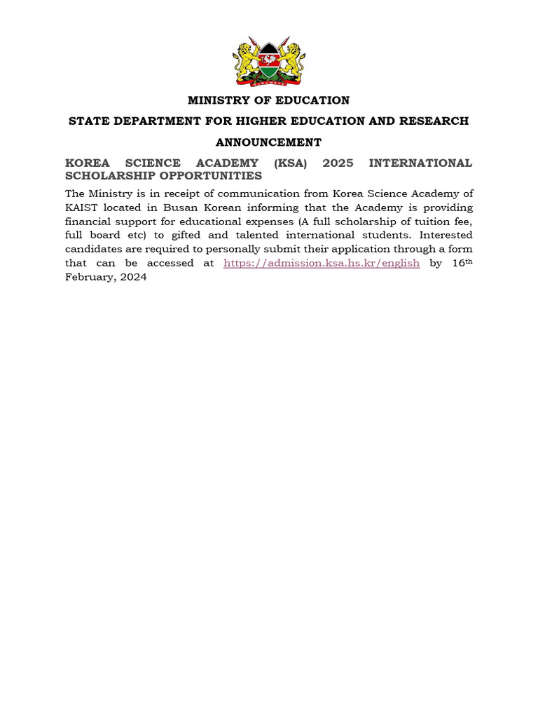 Korea Science Academy | PDF