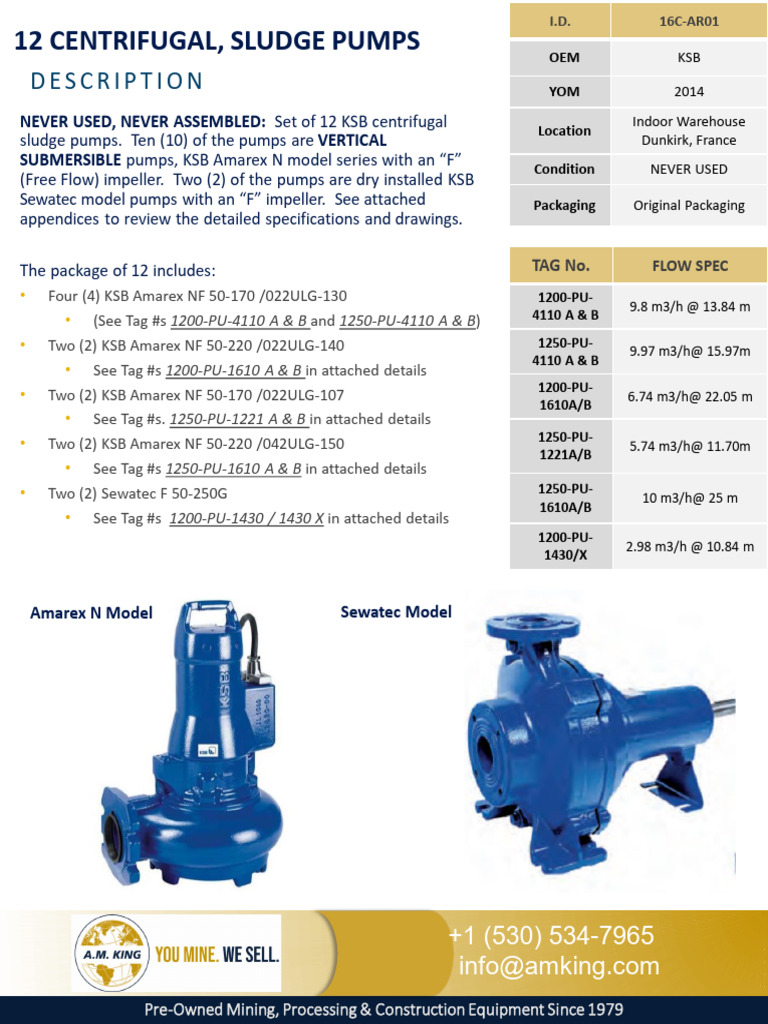 KSB Centrifugal Pump Set Details | PDF | Pump | Manufactured Goods