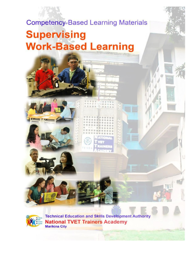 Supervise Work-Based Training | PDF | Apprenticeship | Vocational Education