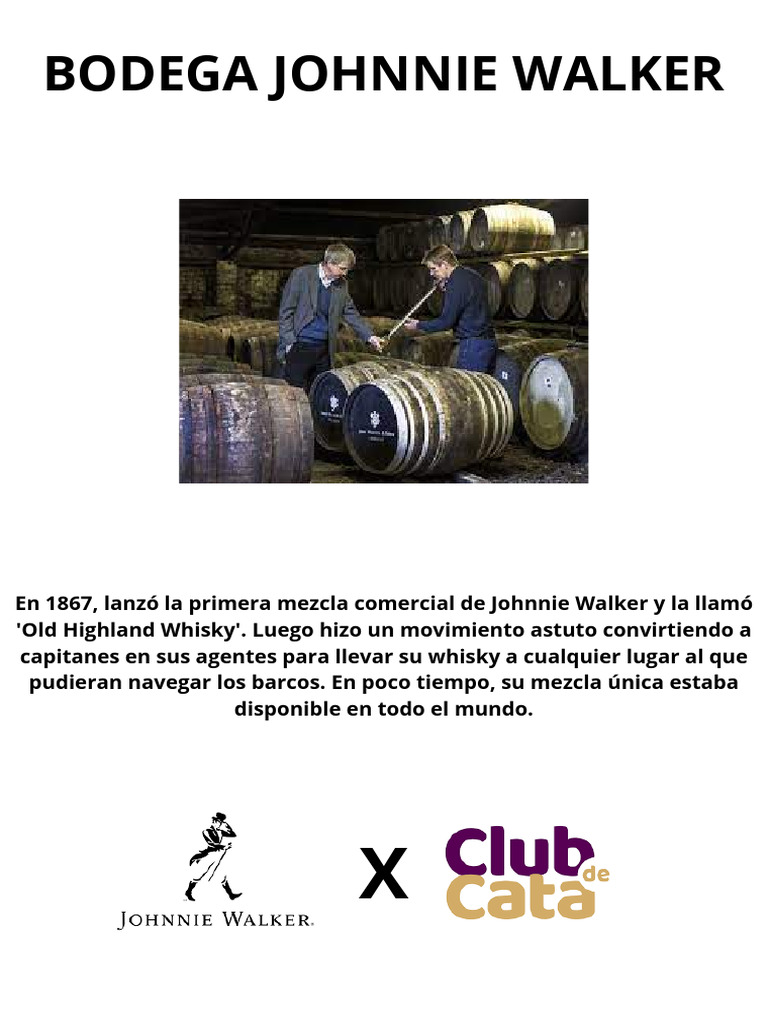 Catalogo Bodega Johnnie Walker | PDF