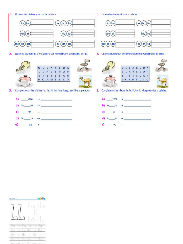 Actividades LL | PDF