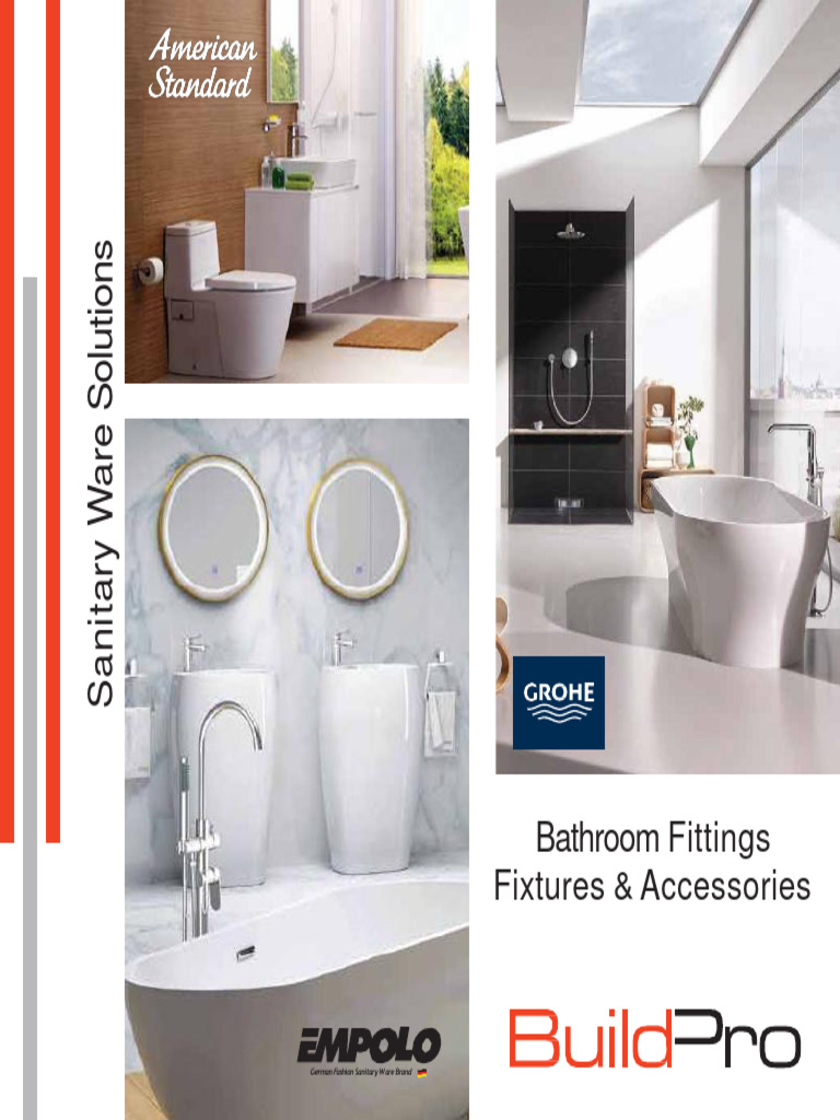 Bathroom Soltuions - by Buildpro | PDF | Sink | Shower