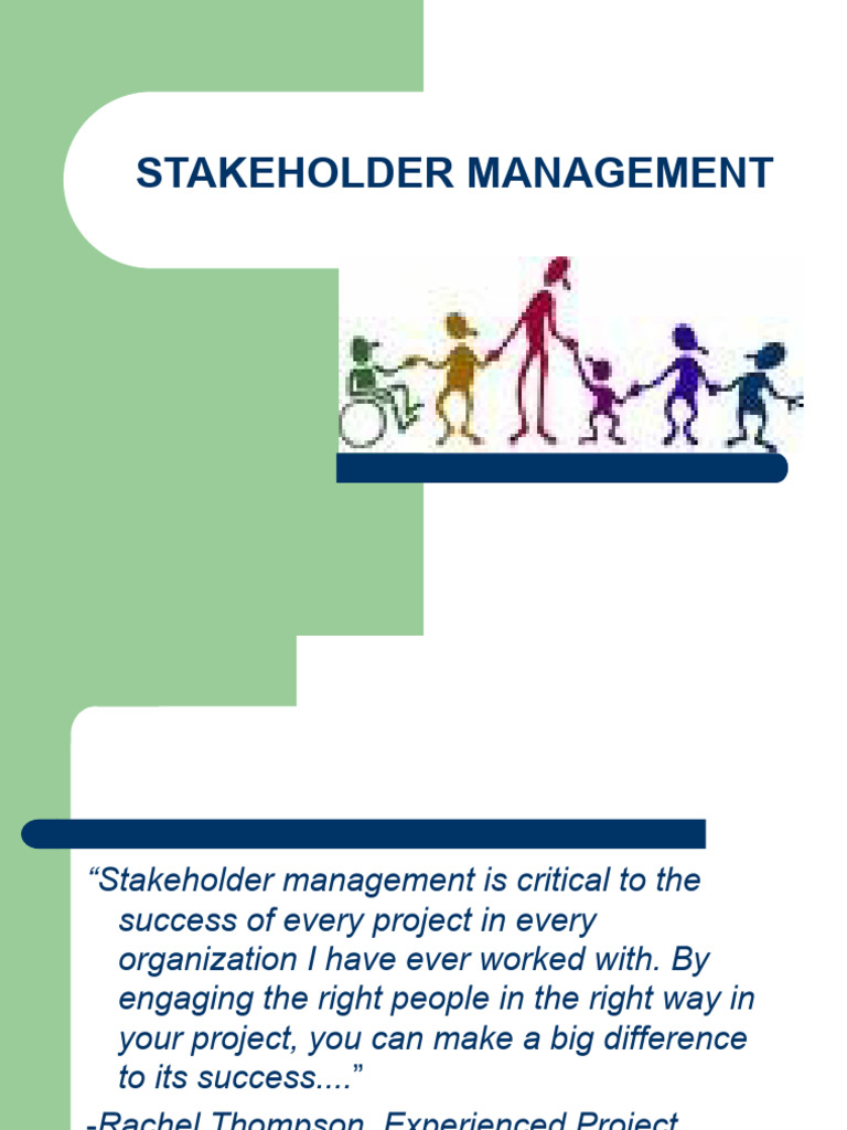Stakeholder Management | PDF | Communication | Information
